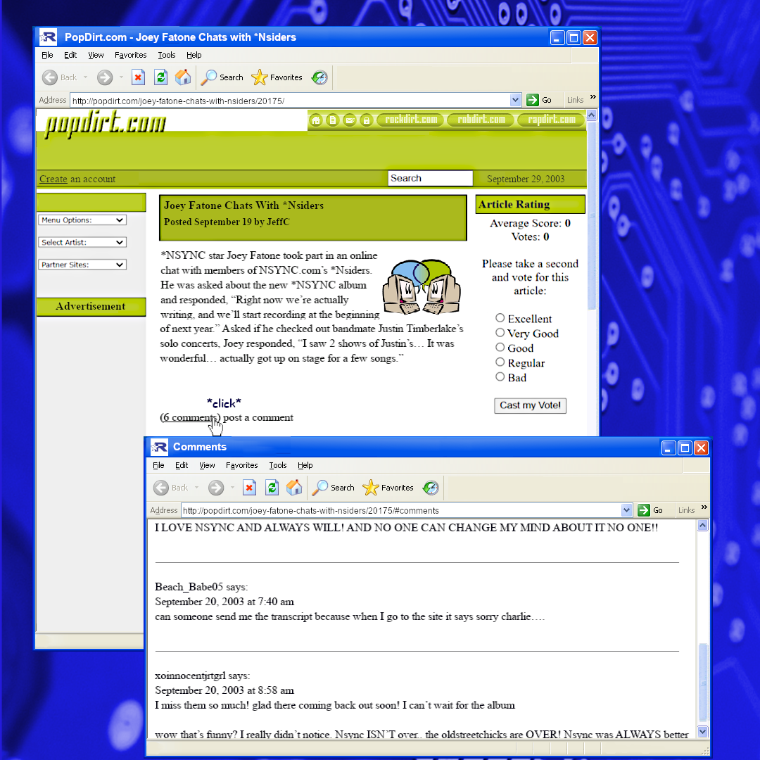September 2003 – Riddle On Her Mind